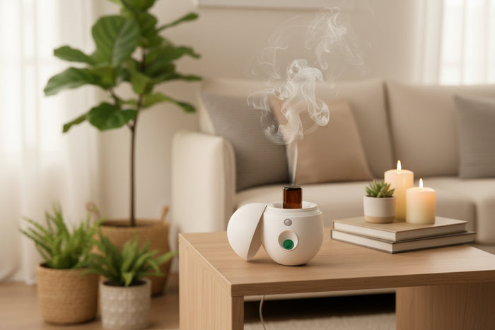 Airburst Waterless Cordless Essential Oil Aroma Nebulizer Diffuser