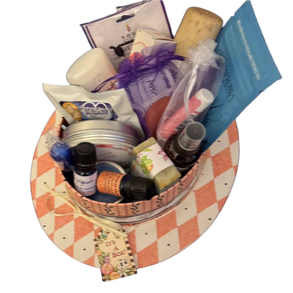Her Sunday Bonnet Aromatherapy Gift Box, Mother's Day Gift
