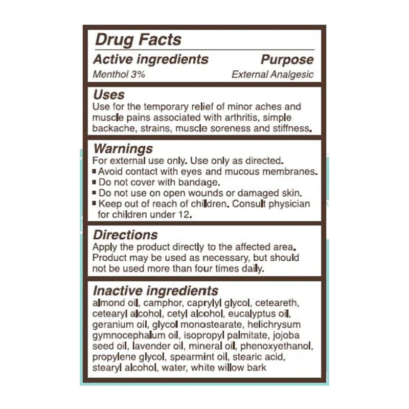 Willow Balm Pain Relieving Cream – Aroma Thyme Aromatherapy