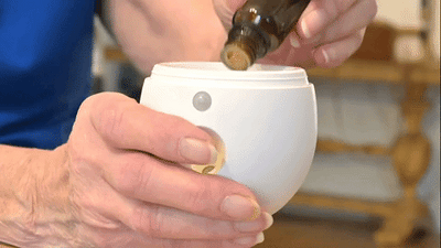 Airburst Waterless Cordless Essential Oil Aroma Nebulizer Diffuser