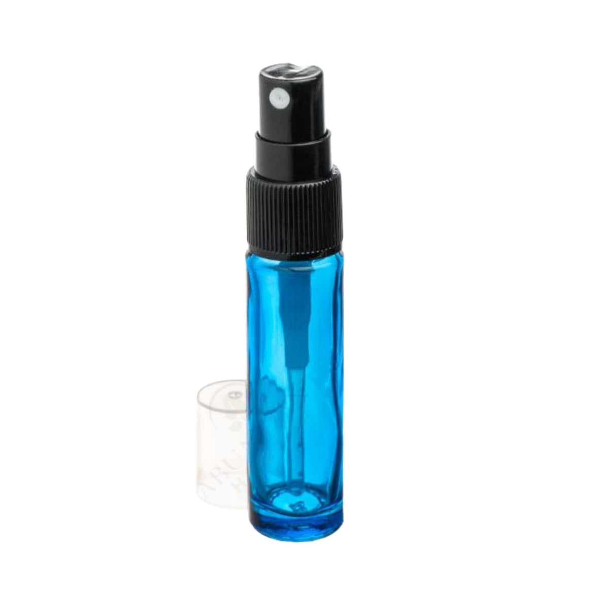 1/3 oz. Misting Spray Vials: Colorful Glass with Acrylic Hood (6 Count